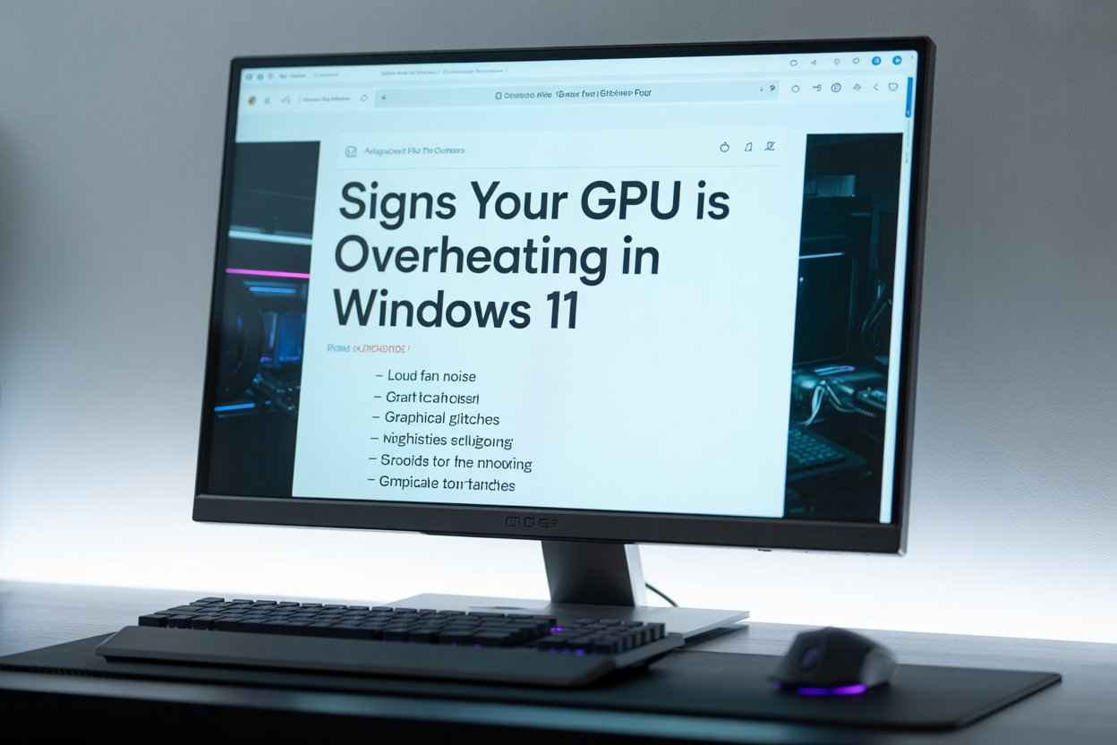 How to check GPU temperature in Windows 11 - Check GPU Now!